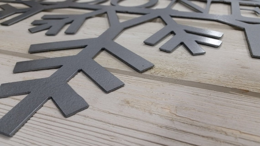 Snowflake Personalized Metal Name Sign – 4 Phase Fabrication